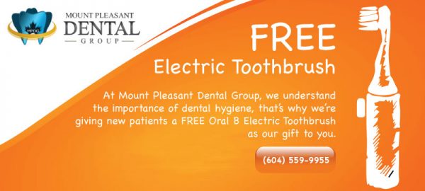 Free Electric Toothbrush - Mount Pleasant Dental Group